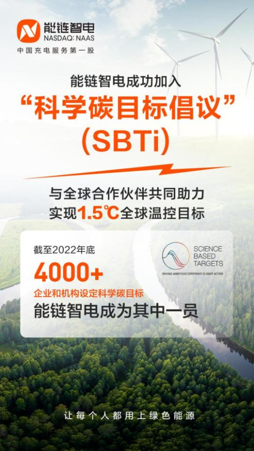 能链智电加入“科学碳目标倡议”（SBTi） 助力实现1.5℃全球温控目标_中国能源产业发展网