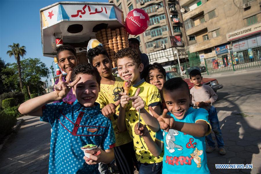 Traditional Egyptian festival "Sham el-Nessim" marked in Cairo, Egypt ...