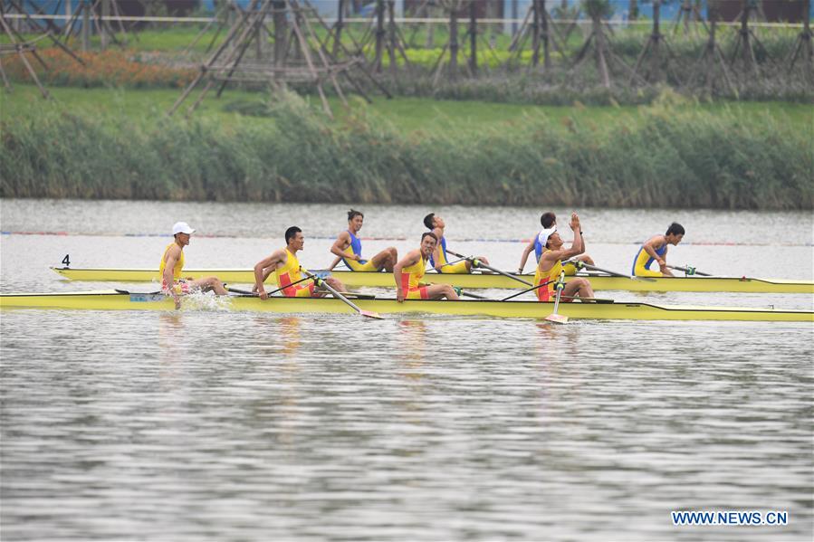 Highlights of rowing finals at 13th Chinese National Games - Xinhua ...