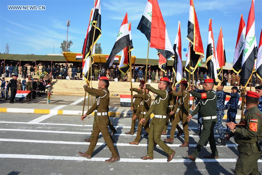 Ninevah Operation Command of Iraqi military parade in Mosul - Xinhua ...