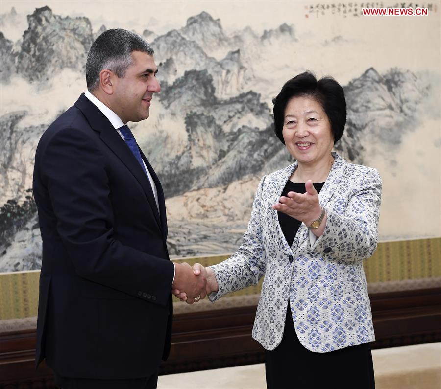 Chinese vice premier meets UNWTO chief - Xinhua | English.news.cn