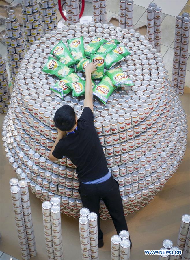 "Canstruction" event held in Vancouver, Canada - Xinhua | English.news.cn