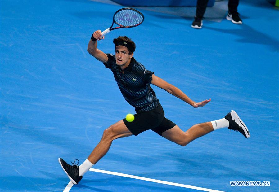 Highlights of ATP Qatar Open Tennis match - Xinhua | English.news.cn