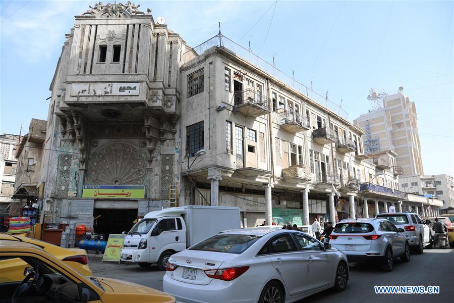 In pics: historical buildings on Iraq's heritage Al Rasheed Street ...