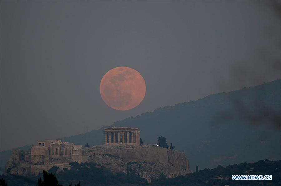 Full moon seen across world-Rednet