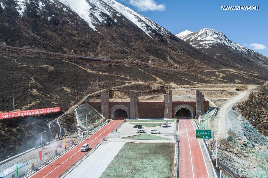 World s Highest Highway Tunnel Opens To Traffic In China s Tibet World s Highest Highway Tunnel Opens To Traffic In China s Tibet