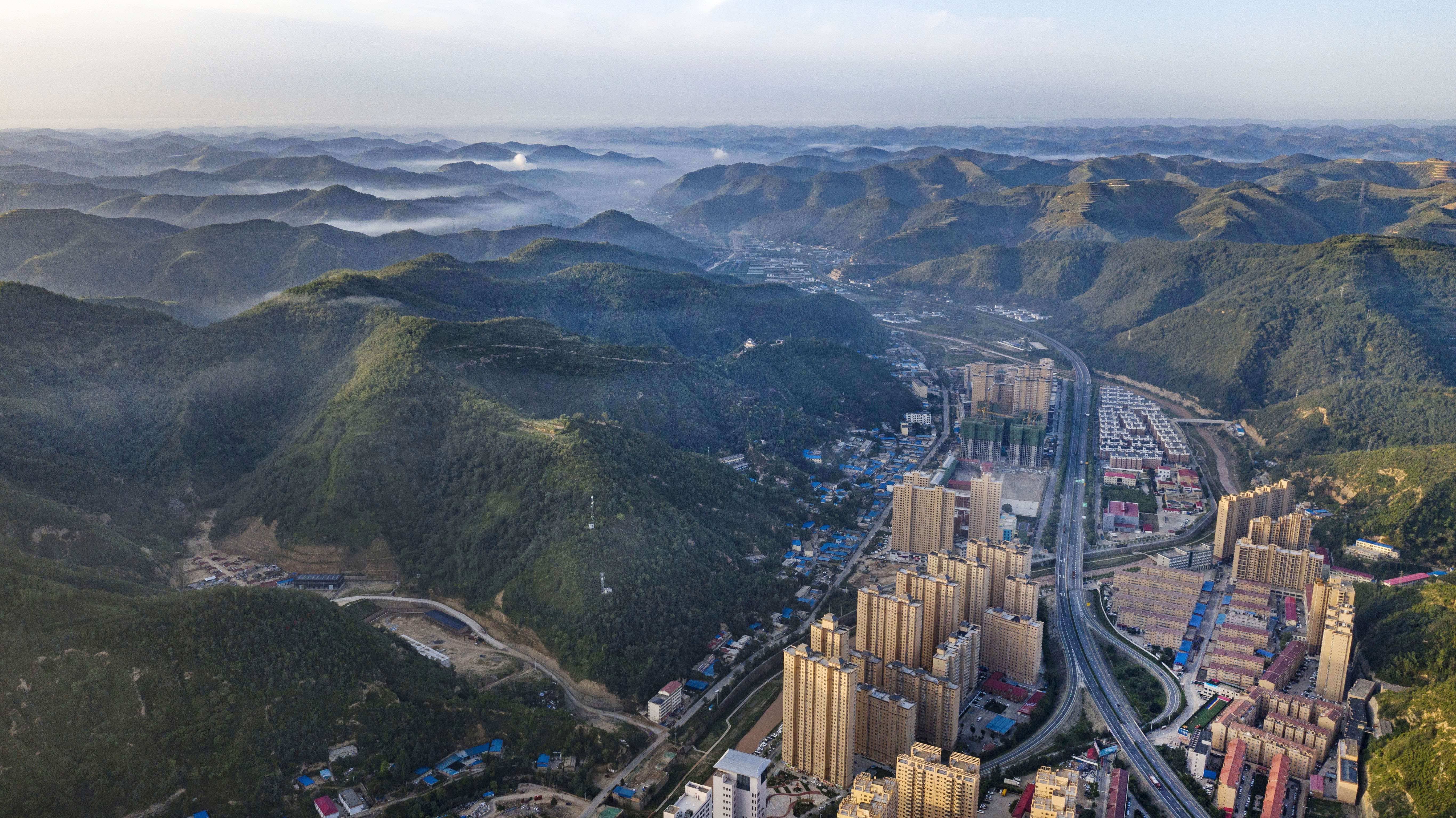 Ansai, northwest China, a sample in returning cultivated land to ...