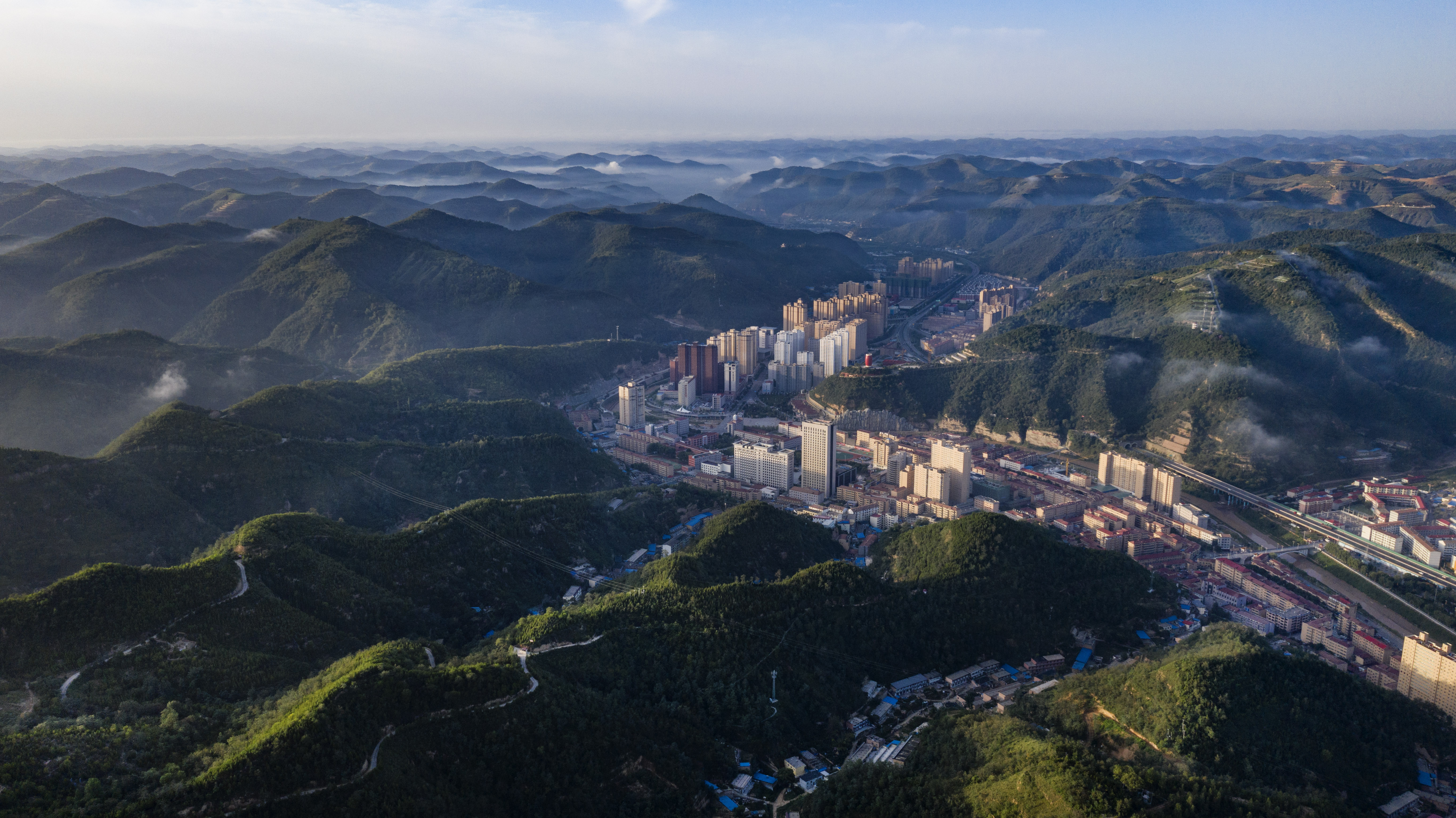 Ansai, northwest China, a sample in returning cultivated land to ...