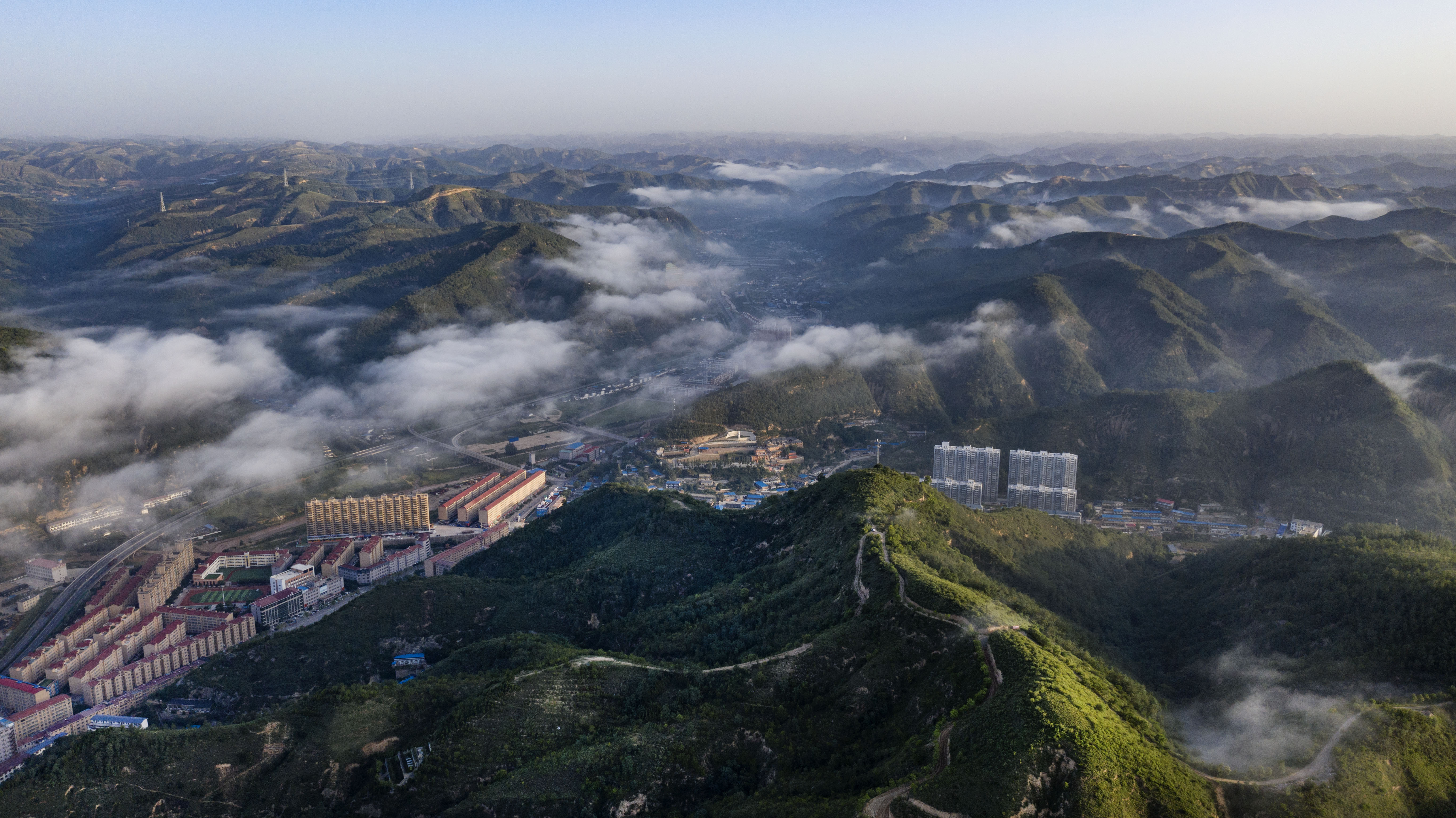 Ansai, northwest China, a sample in returning cultivated land to ...