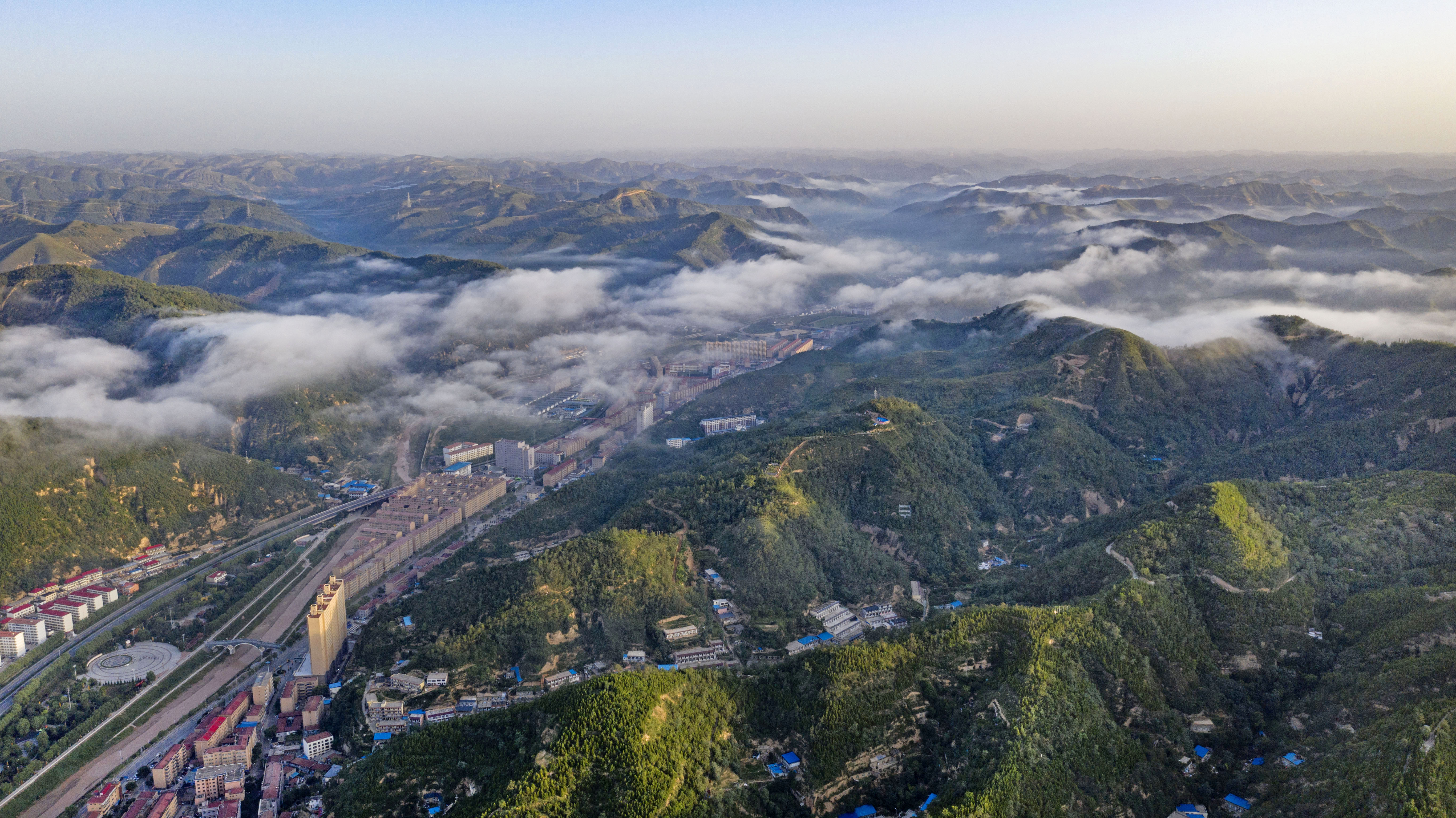 Ansai, northwest China, a sample in returning cultivated land to ...