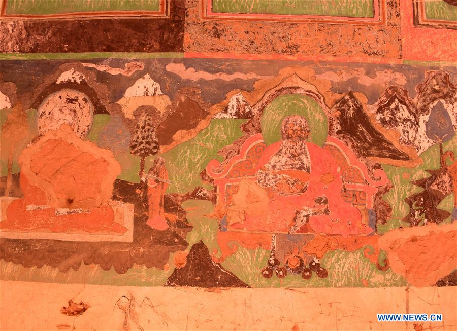 Scenery of Arjai Grottoes of Otog Banner in China's Ordos - Xinhua ...