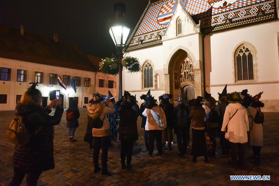 Uppertown Witches held in Zagreb, Croatia - Xinhua | English.news.cn