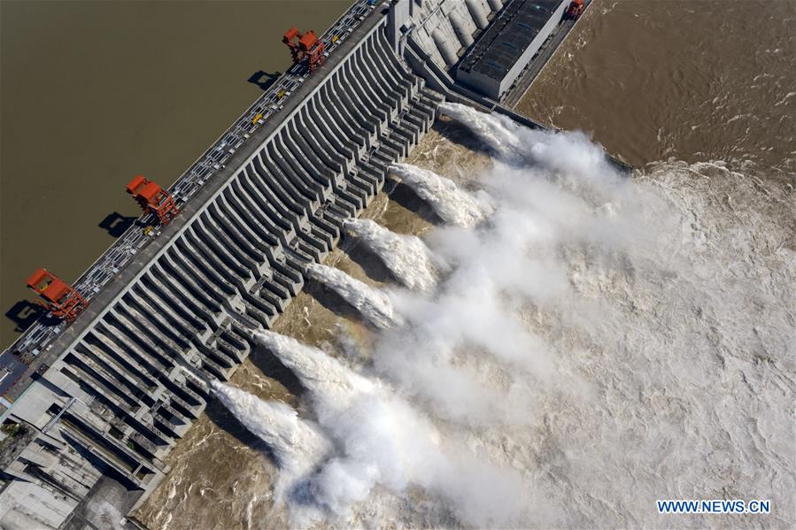 Aerial view of Three Gorges Dam in China's Hubei - Xinhua | English.news.cn