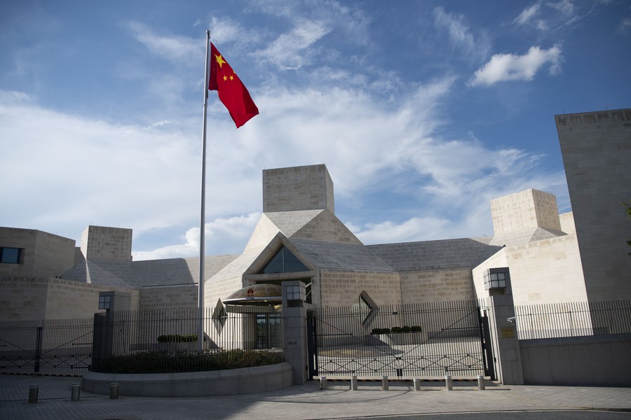Virtual tour gives inside look at iconic building of Chinese embassy in ...
