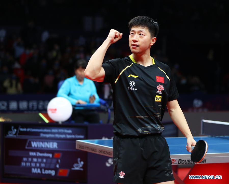 Ma Long claims sixth ITTF Finals crown - Xinhua | English.news.cn