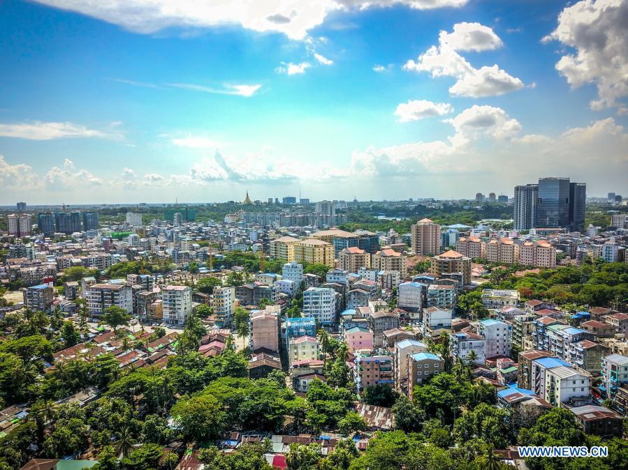 City view in Yangon, Myanmar - Xinhua | English.news.cn