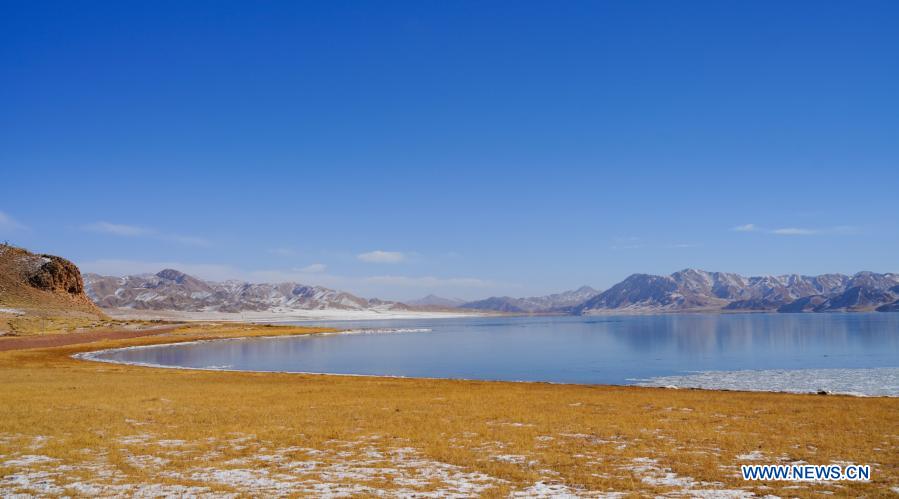 Scenery of Donggi Cona Lake in NW China - Xinhua | English.news.cn