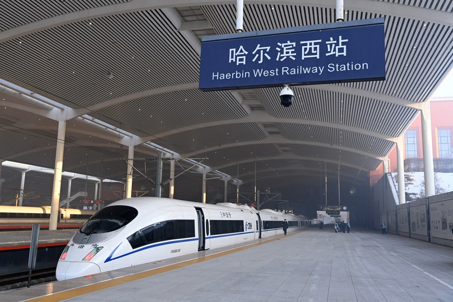China Focus: Beijing-Harbin high-speed railway starts operation ...