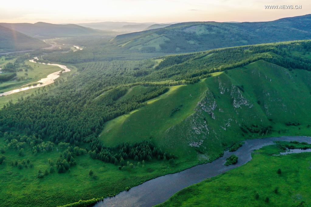 Scenery of Arxan National Forest Park, north China's Inner Mongolia ...