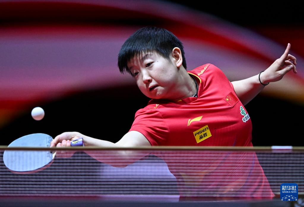 世乒赛：孙颖莎晋级女单16强-新华网